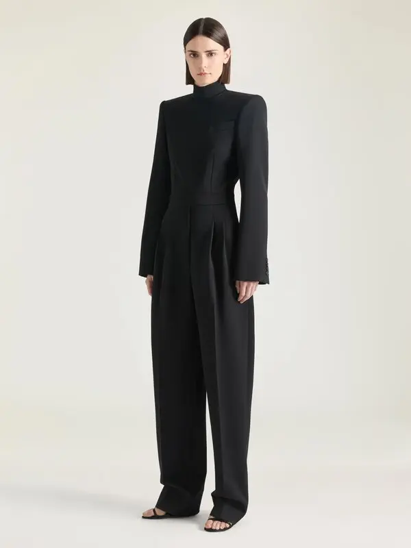 Givenchy Sliced Back Wool All-in-one