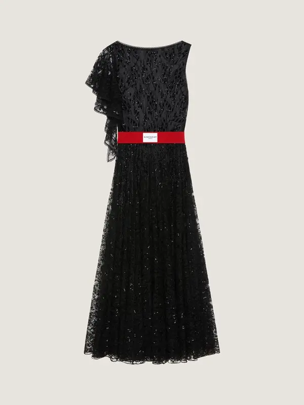 Givenchy Asymmetric Lace Dress