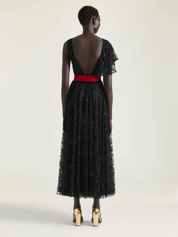 Givenchy Asymmetric Lace Dress