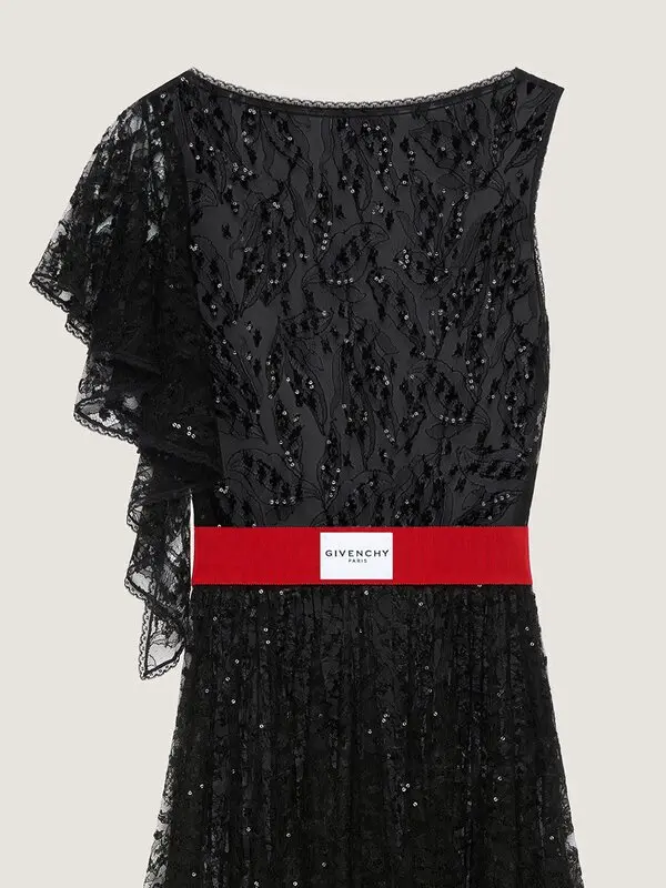 Givenchy Asymmetric Lace Dress
