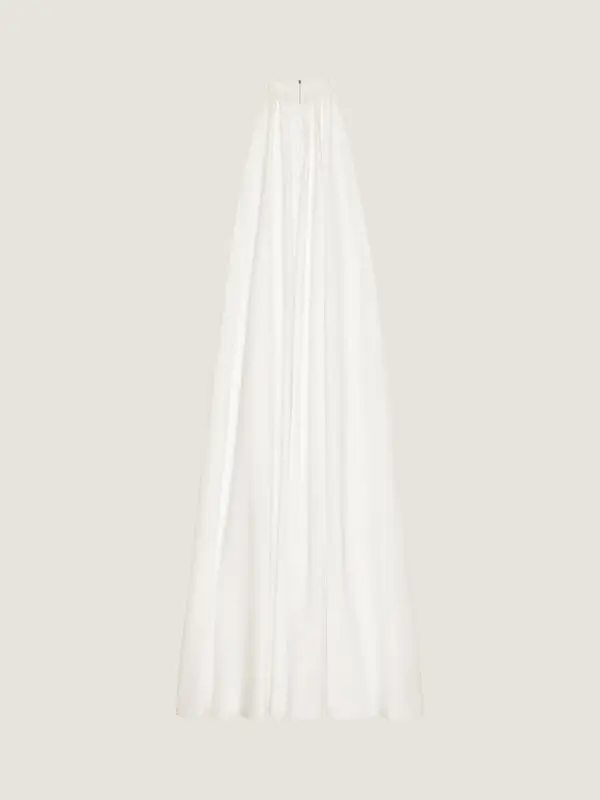 Givenchy Halterneck Crepe Cady Evening Dress - Ivory
