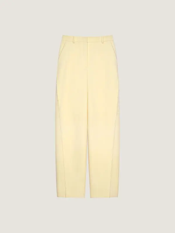 Givenchy Wool Crepe Tailored Cocoon Pants