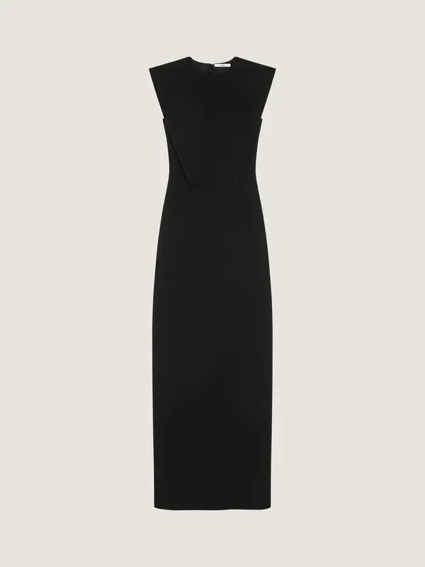 Givenchy Structured Wool Crepe Evening Dress
