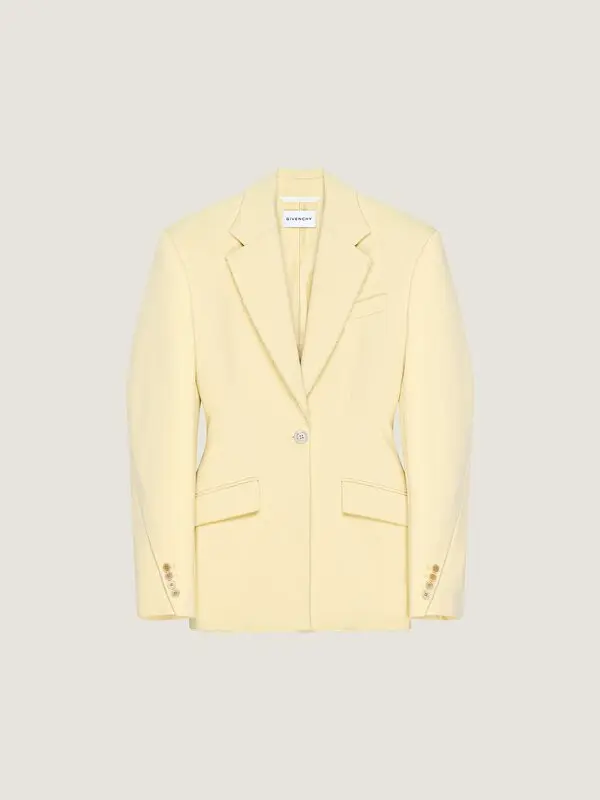 Givenchy Single-breasted Cocoon Wool Jacket