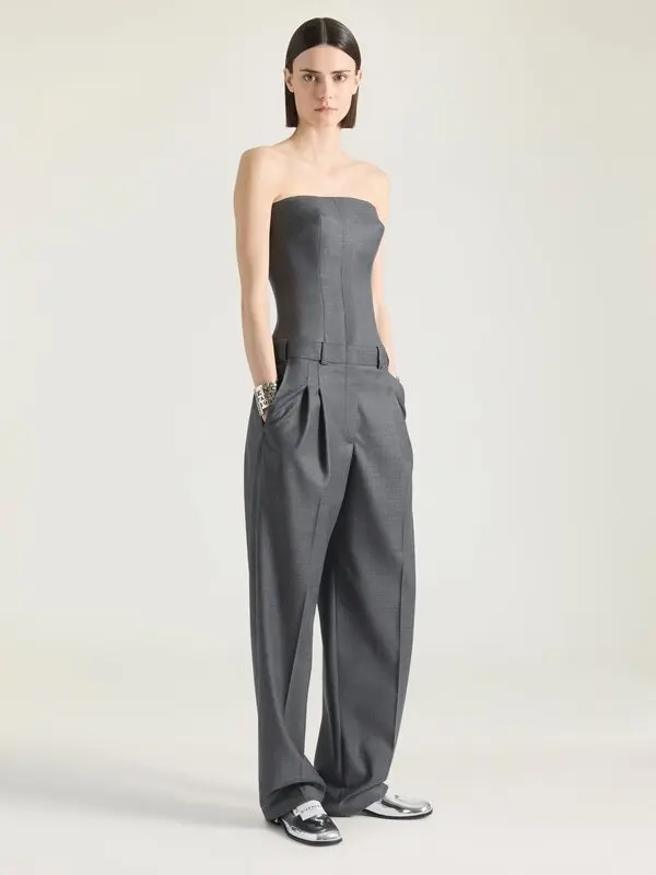 Givenchy Wool Bustier Tailored All-in-one