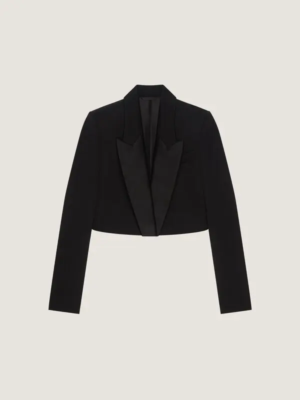 Givenchy Cropped Tuxedo Jacket