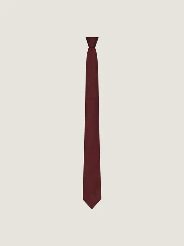 Givenchy Silk Tie - Burgundy