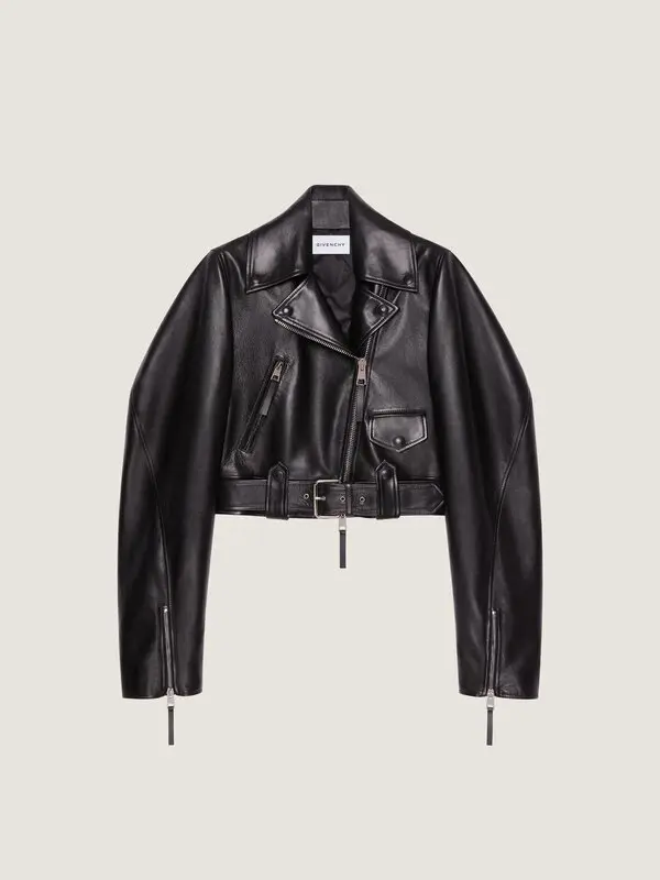 Givenchy Cropped Cocoon Biker Jacket