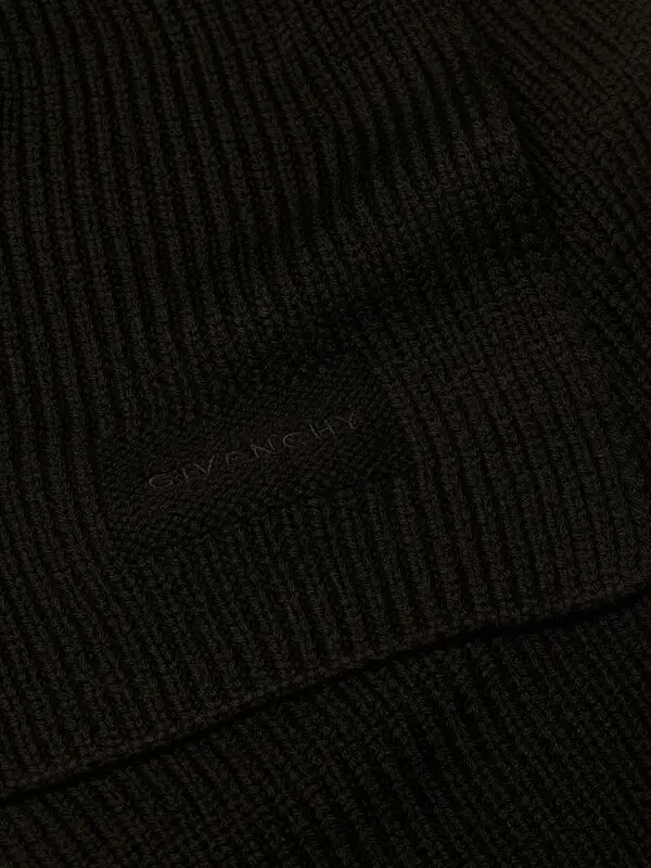 Givenchy Scarf In Wool - Black
