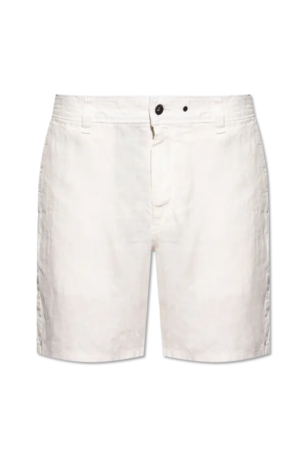 Rag & Bone Linen Shorts - Cream