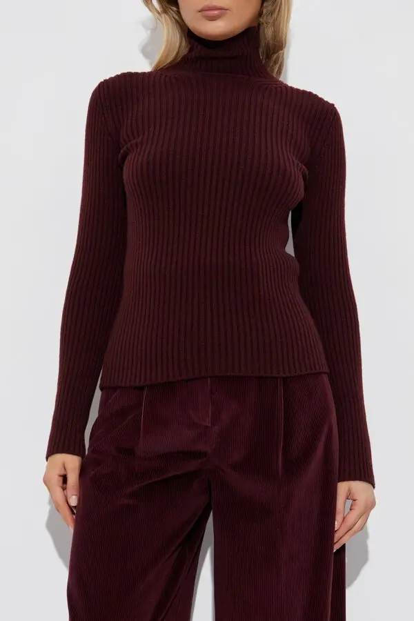 Max Mara Aral Wool And Cashmere Sweater - Burgundy