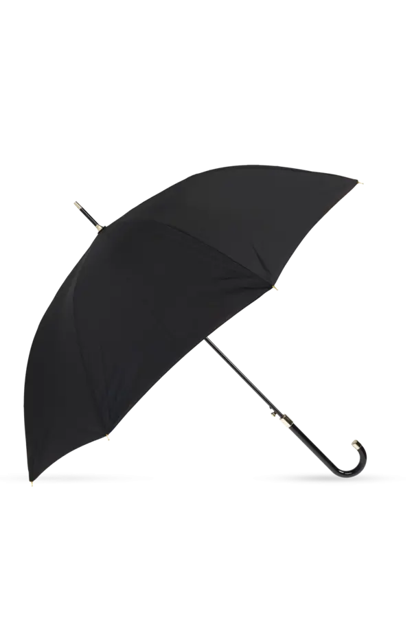 Moschino Logo Umbrella - Black