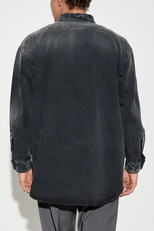 Moschino Denim Shirt With Logo