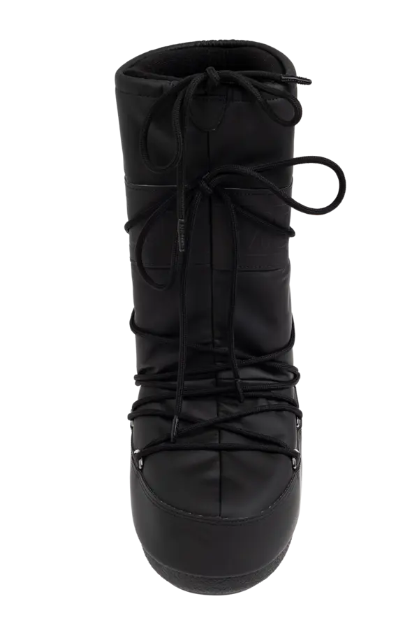 Moon Boot Mb Icon Rubber Snow Boots - Black