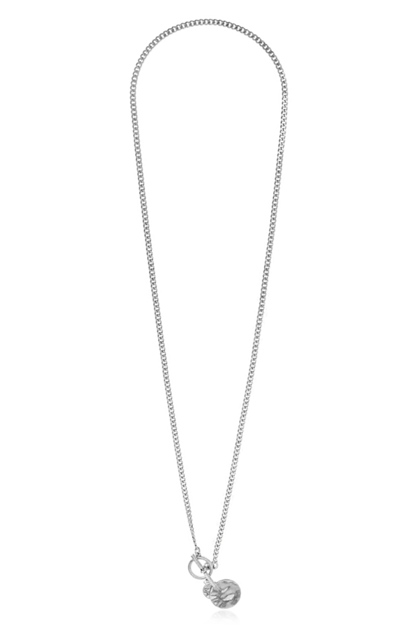 ALLSAINTS Embossed Pendant Necklace