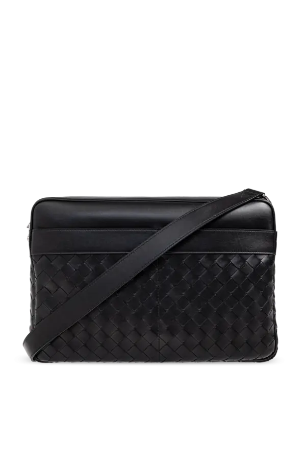 Bottega Veneta Leather Shoulder Bag - Black