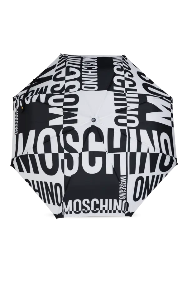 Moschino Folding Umbrella With Logo