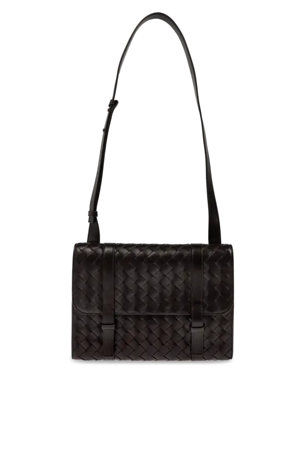 Bottega Veneta Shoulder Bag Piccolo Portfolio - Brown