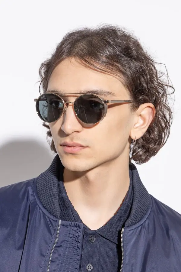 Linda Farrow Plated Titanium Sunglasses