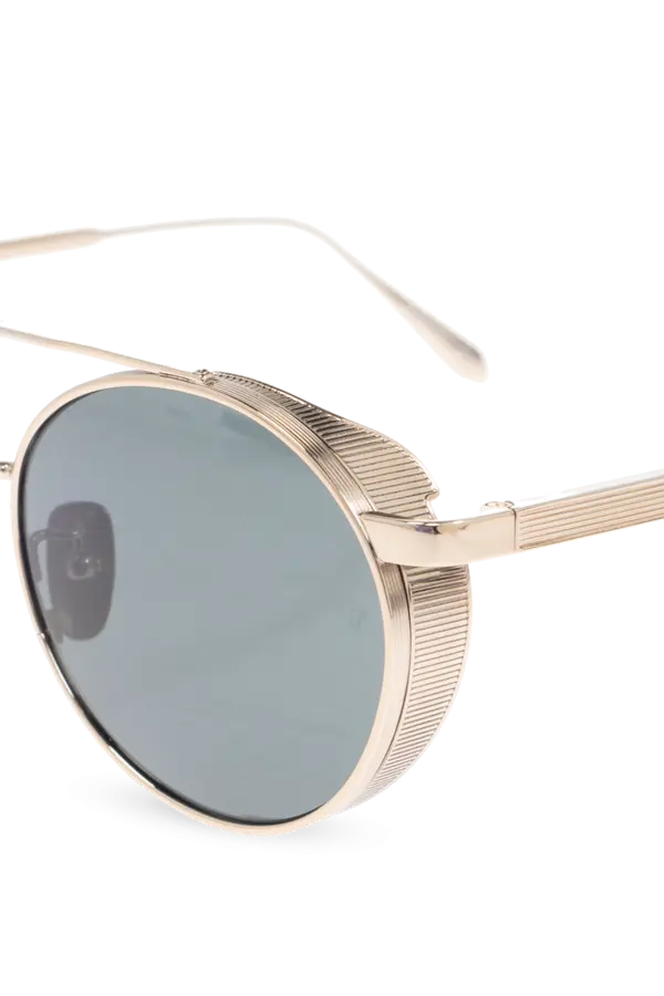 Linda Farrow Plated Titanium Sunglasses