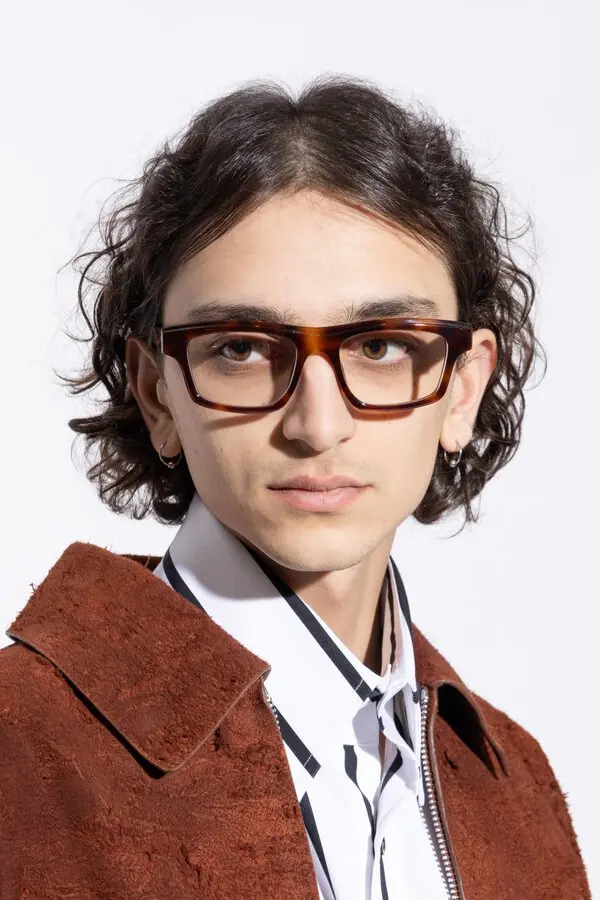 Jacquemus Rectangular Acetate Eyeglasses