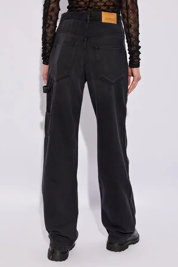 Isabel Marant Bymara Straight Leg Jeans