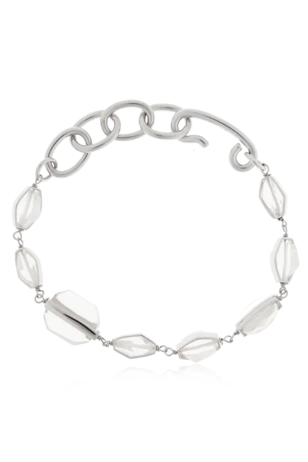 JIL SANDER Appliqué Bracelet - Silver