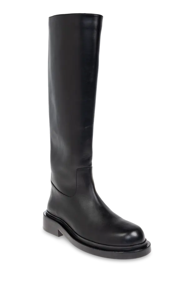 JIL SANDER Leather Knee-high Boots