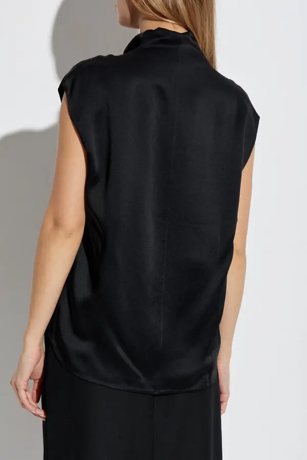 TOTEME Sleeveless High Neck Top