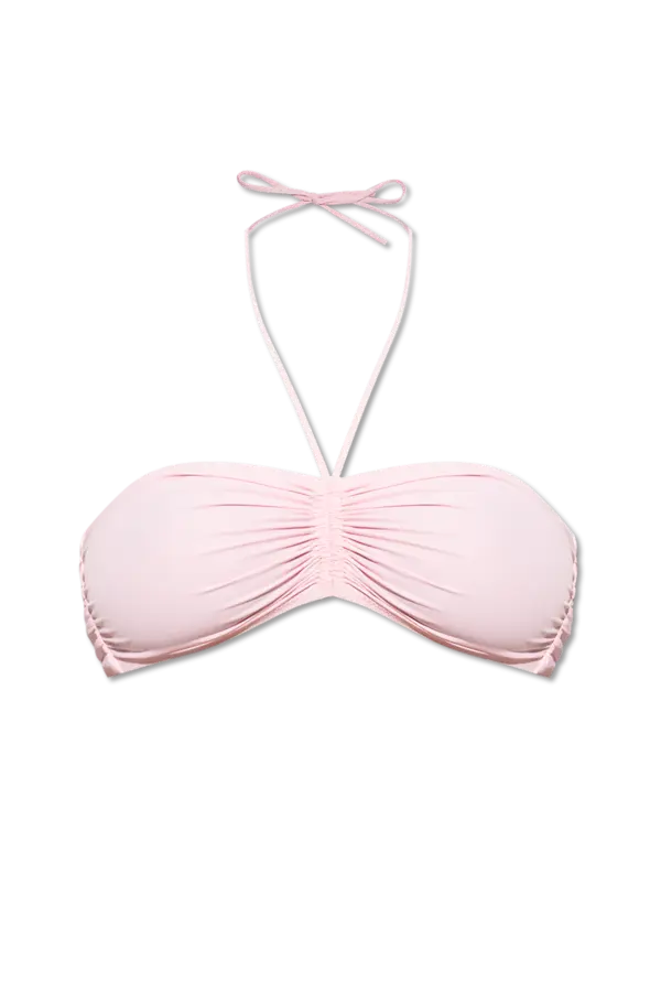Dsquared2 Bandeau Bikini Top With Logo Detail - Pink