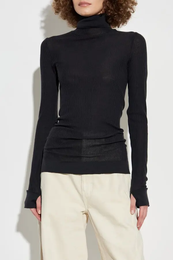 LEMAIRE Slim-fit Turtleneck - Black