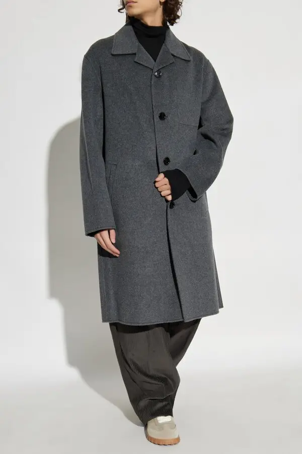 Ami Wool And Cashmere Coat
