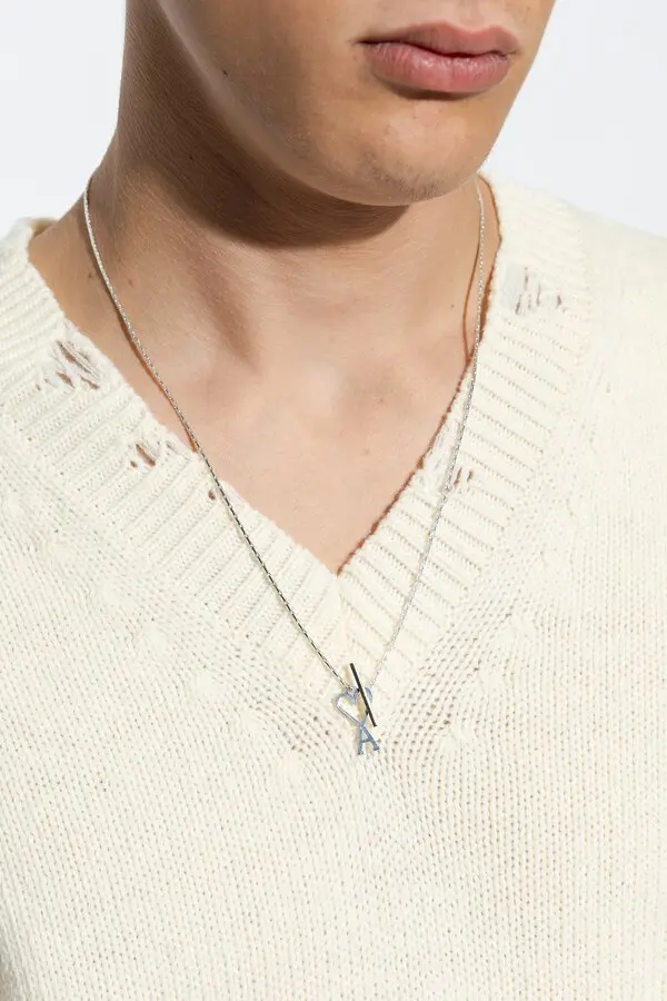 AMI Paris Logo Necklace