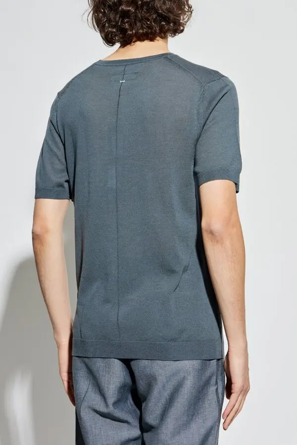 Rag & Bone T-shirt With A Round Neckline - Grey