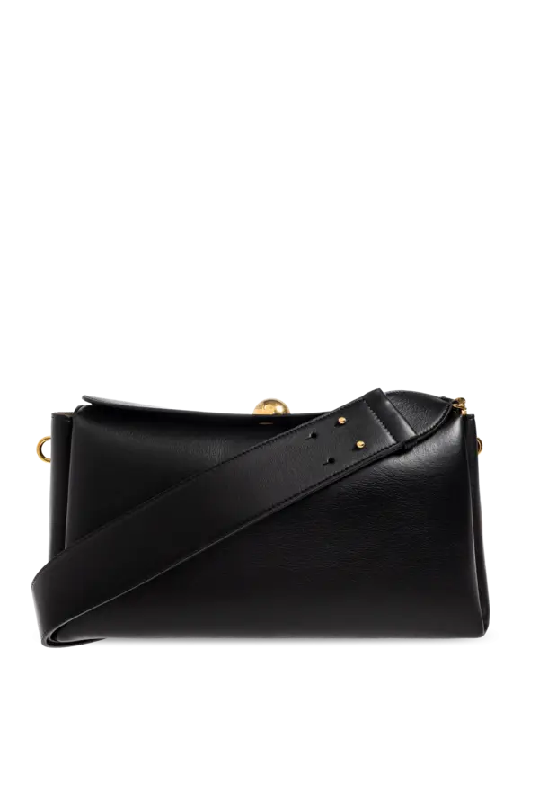 AMI Paris Shoulder Bag - Black