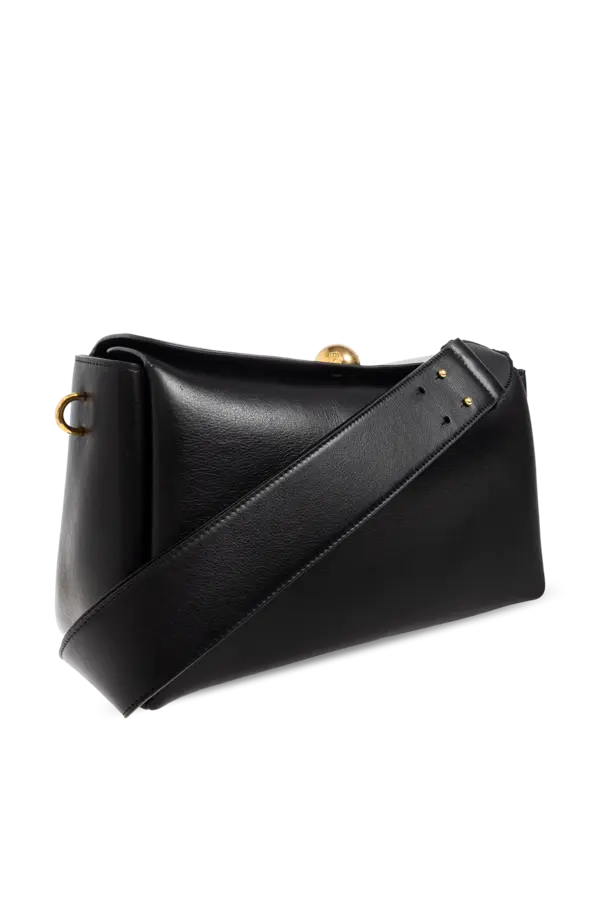 AMI Paris Shoulder Bag - Black