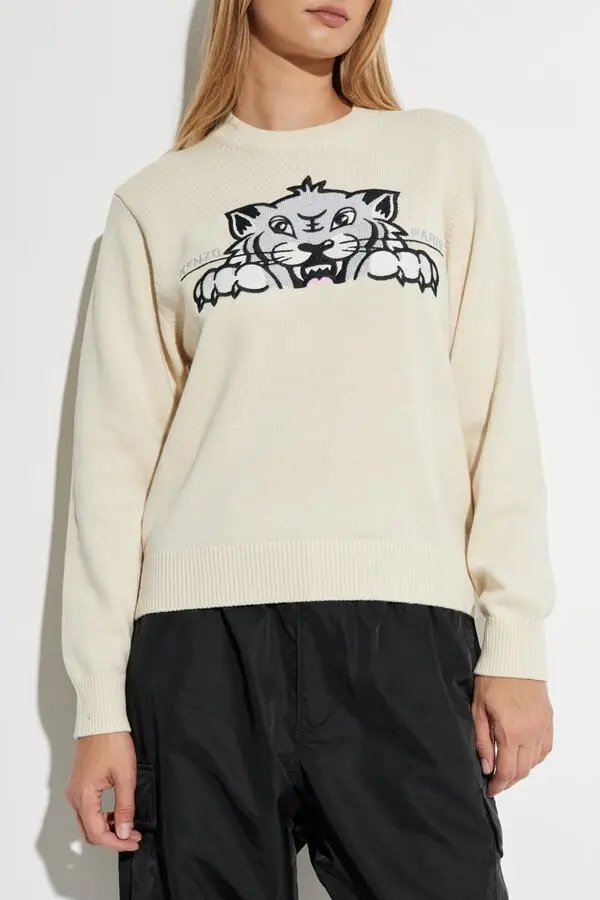 Kenzo Sweater With Embroidered Logo