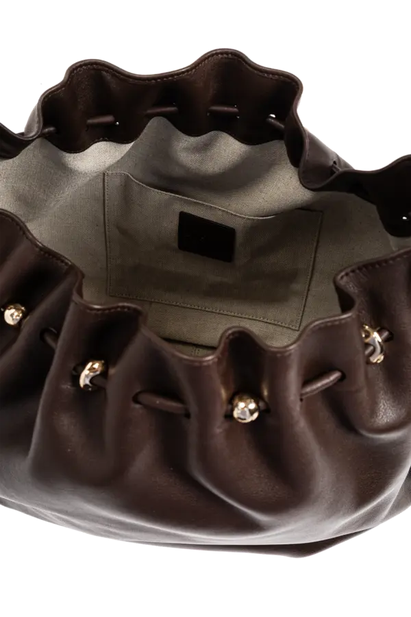 Zimmermann Halcyon Large Bucket Shoulder Bag - Brown