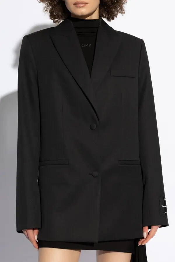 Off-White Wool Blazer