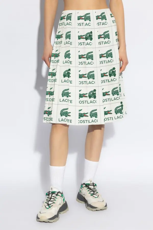 Lacoste X Lemarié Pleated Skirt