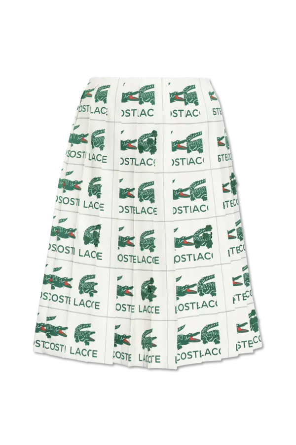Lacoste X Lemarié Pleated Skirt - White
