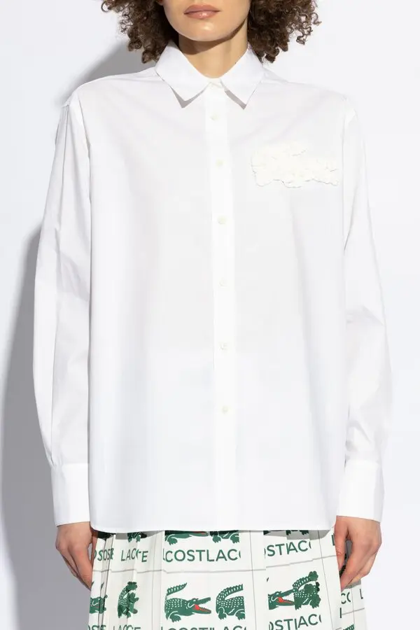 Lacoste X Lemarié Long-sleeve Cotton Shirt
