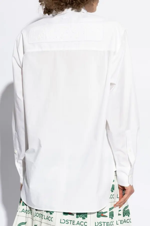 Lacoste X Lemarié Long-sleeve Cotton Shirt
