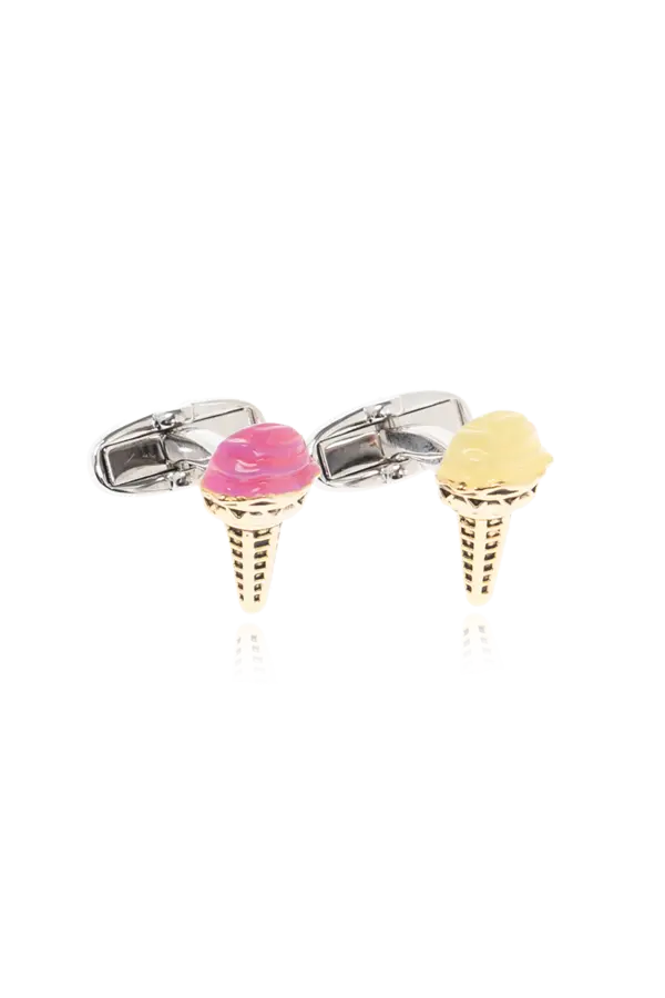 Paul Smith Cufflinks With Ice Cream Theme - Multicolour