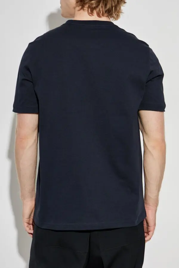Paul Smith T-shirt With Colorful Print - Navy Blue