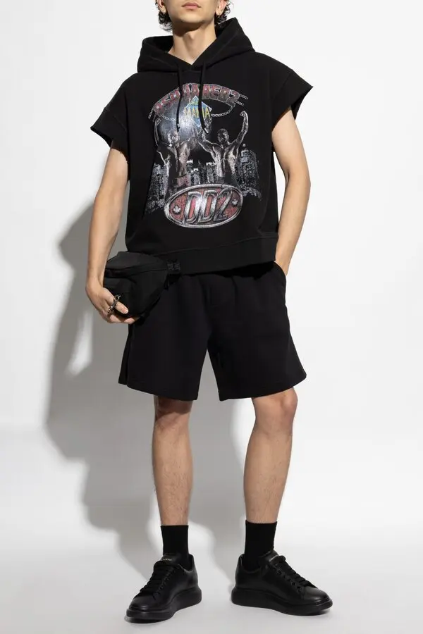 Dsquared2 Shorts With Printed Logo