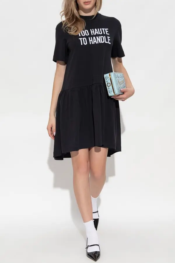 Moschino Embroidered Cotton Dress