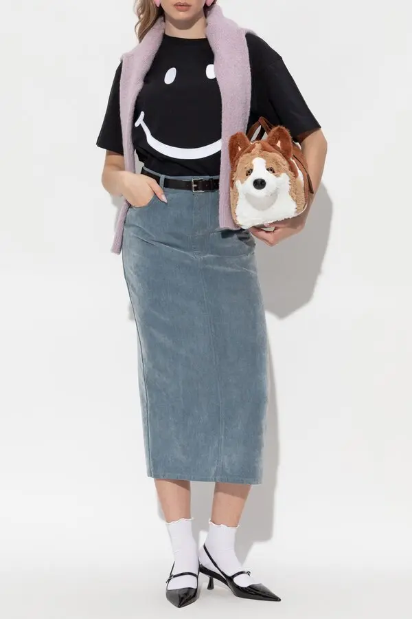Moschino Denim Midi Skirt
