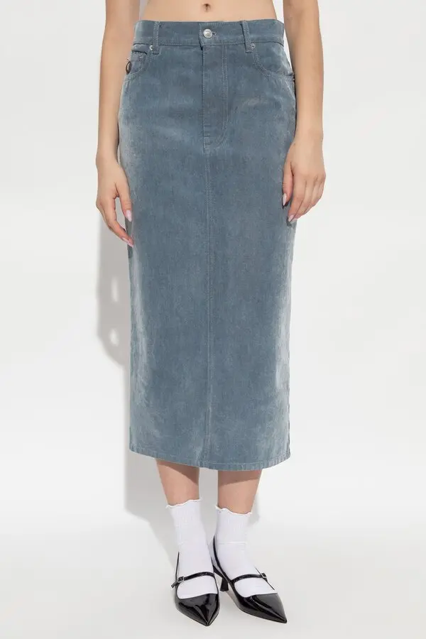 Moschino Denim Midi Skirt