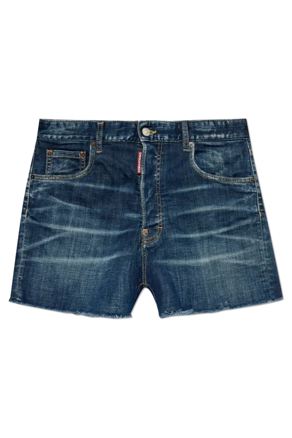 Dsquared2 Vintage-effect Denim Shorts